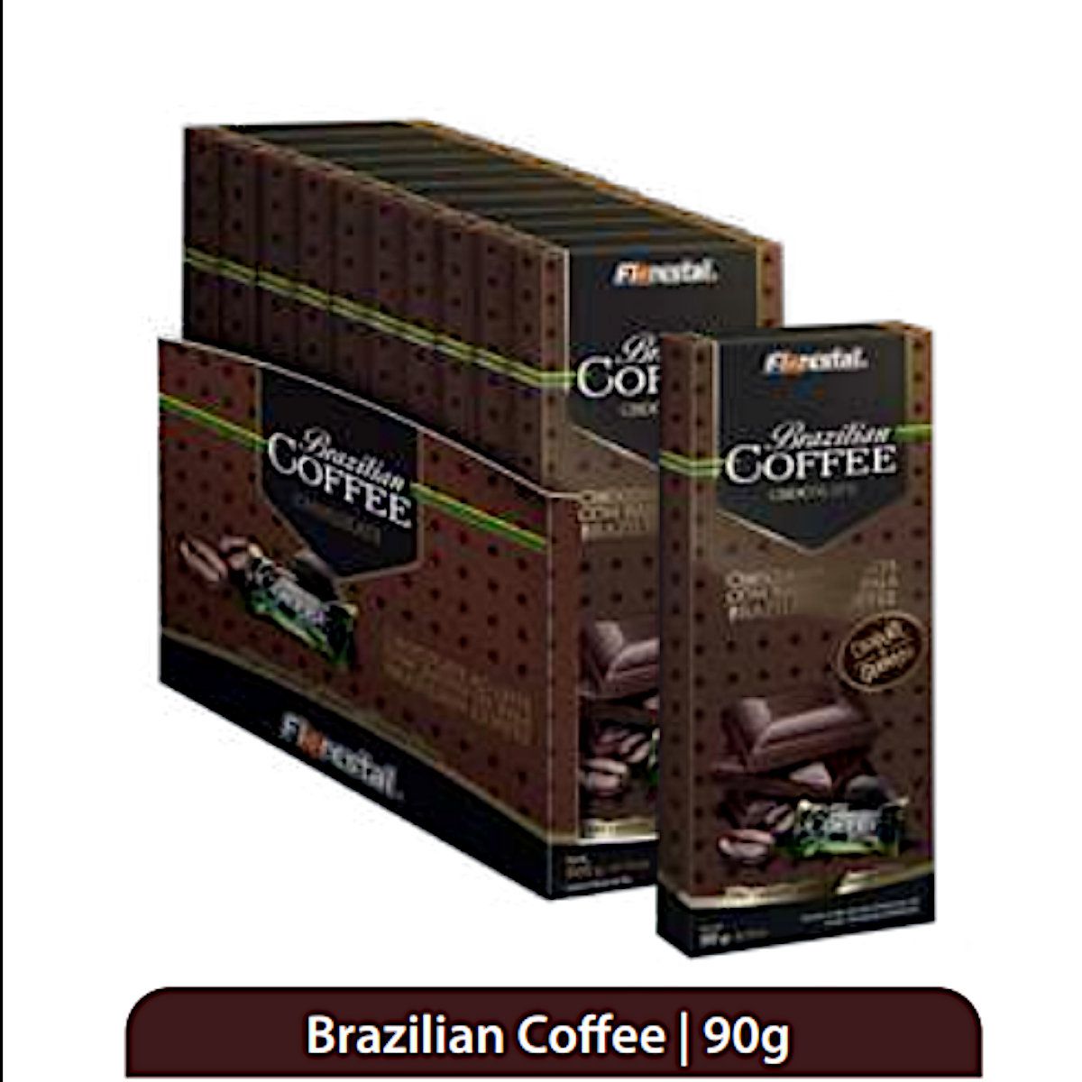 Chocolate ao leite Brazilian Coffee 90g - Florestal - Os melhores ...