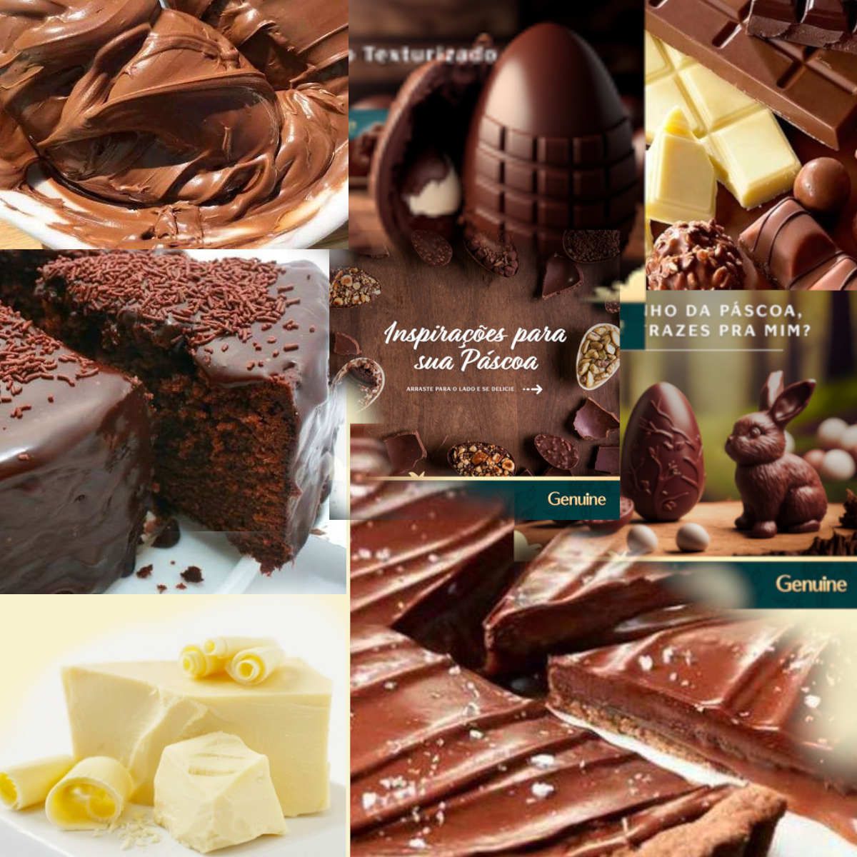 Chocolates em Barra 1KG - Genuine - Os melhores Artigos para sua Casa ...