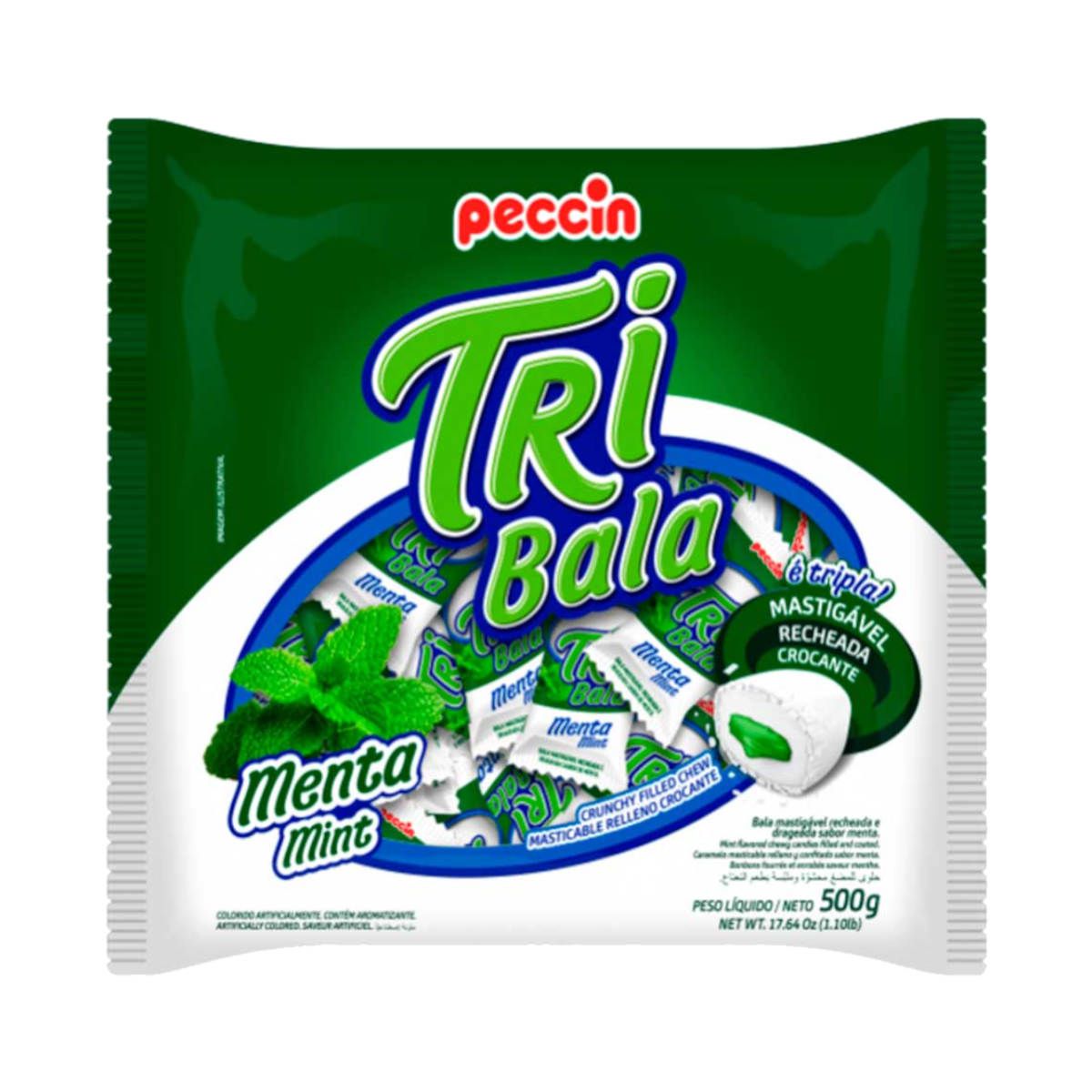 Balas Recheadas Tribala 500G - PECCIN - Os melhores Artigos para sua ...