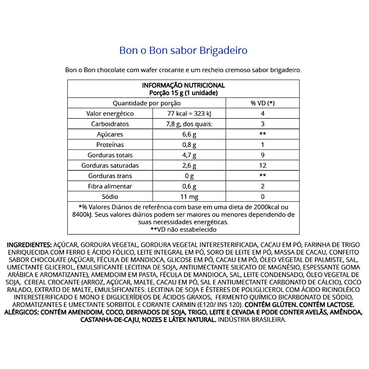 Bombom Bon o Bon 750g/50un./15g - Arco - Os melhores Artigos para sua Casa & Festa