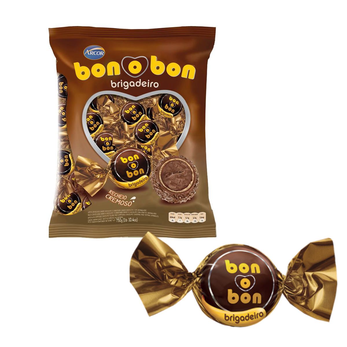 Bombom Bon o Bon 750g/50un./15g - Arco - Os melhores Artigos para sua ...