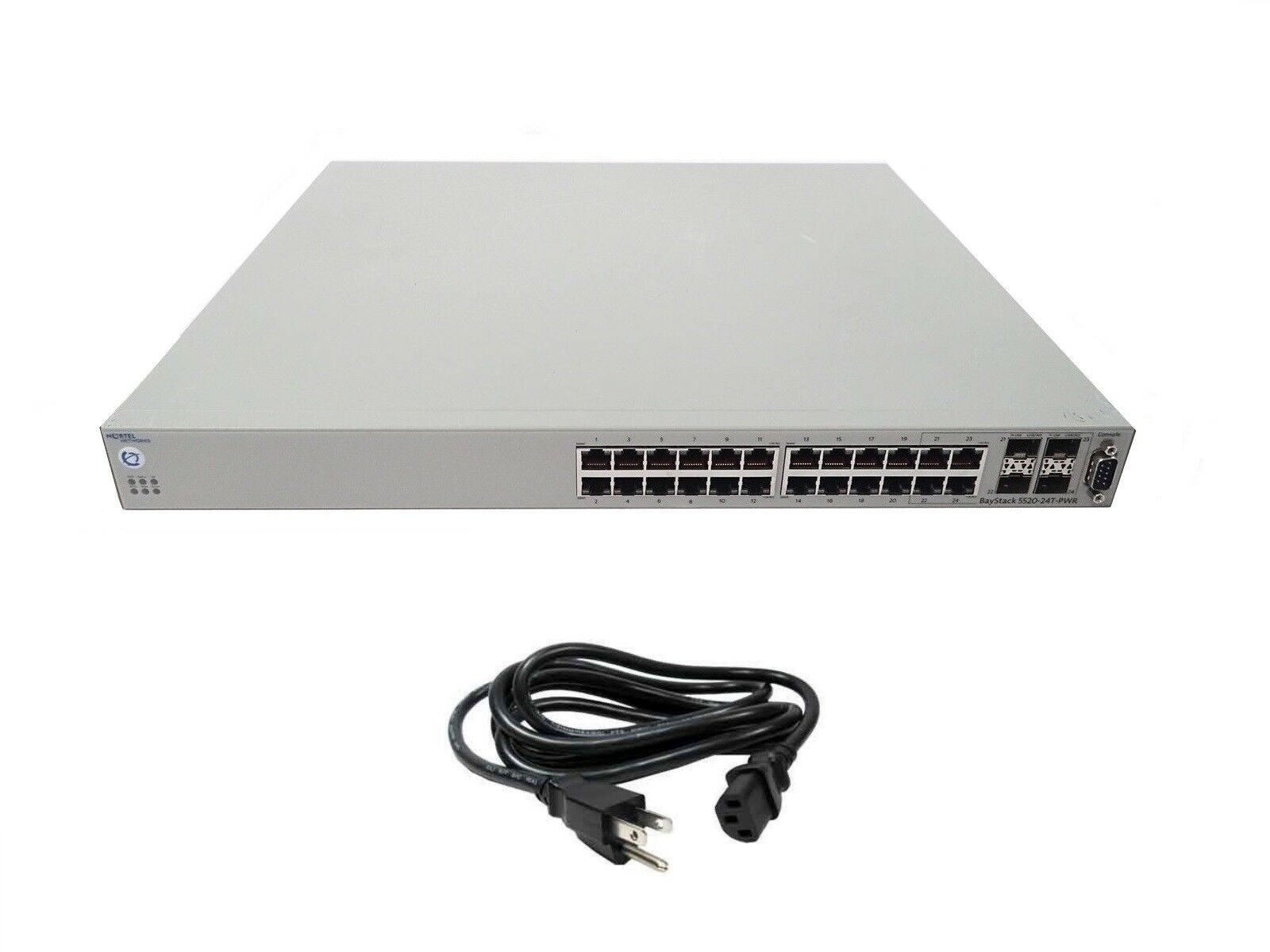 Switch Avaya 5520-24T-Pwr - 24x 1Gbps PoE - 4x SFP - Seminovo ...