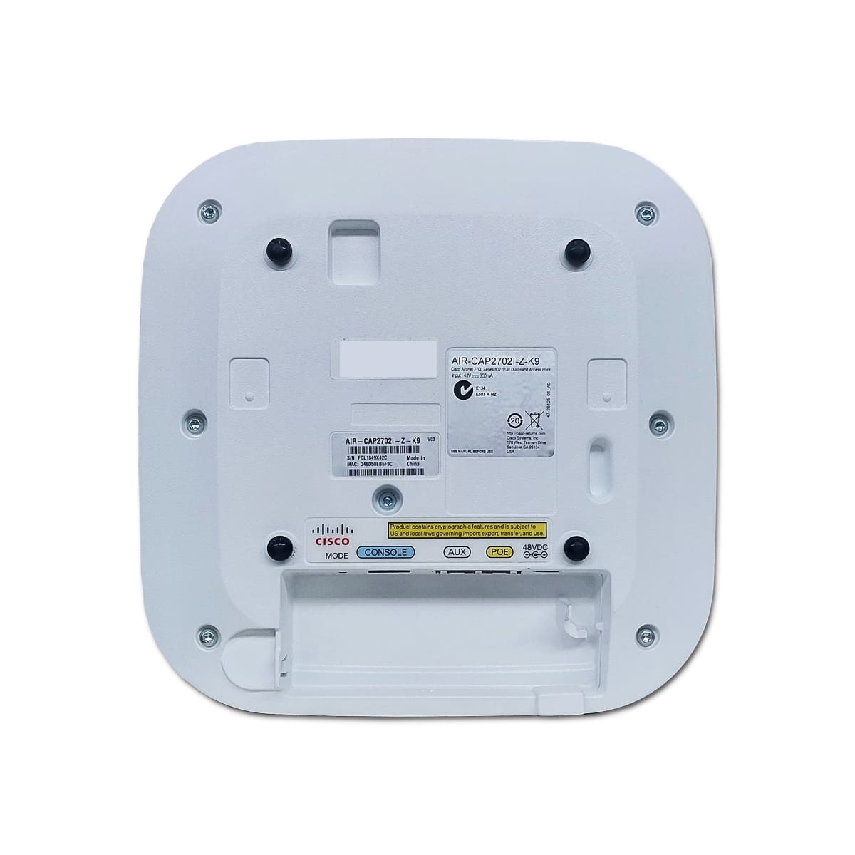 Access Point Cisco Aironet 2700 Series Dual Band (AIR-CAP2702I-Z-K9 ...