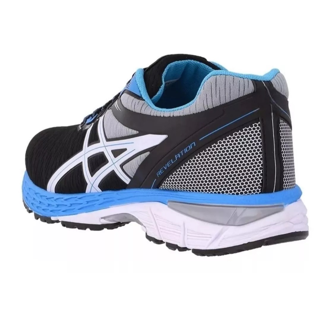 Tênis Asics Gel Revelation Preto Azul - BMSHOPDROP