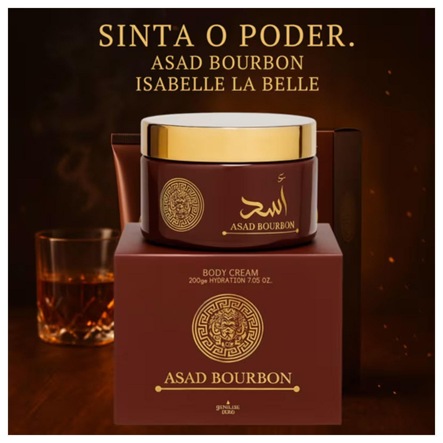Creme Corporal Hidratante Asad Bourbon | 200g | Isabelle La Belle ...