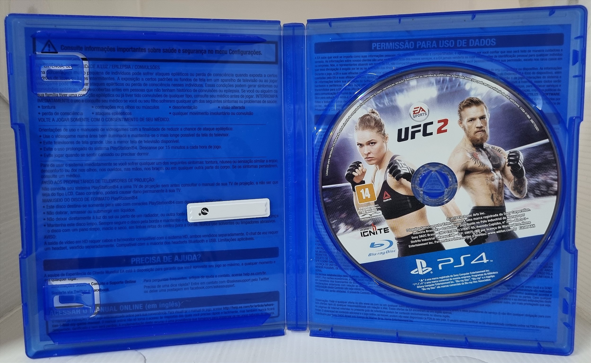 UFC 2 - PS4 (Mídia Física) - USADO - Nova Era Games e Informática