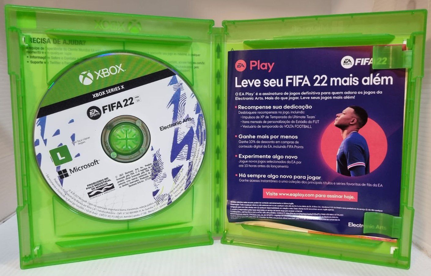 Fifa 22 Xbox Series X Mídia Física Usado Nova Era Games E