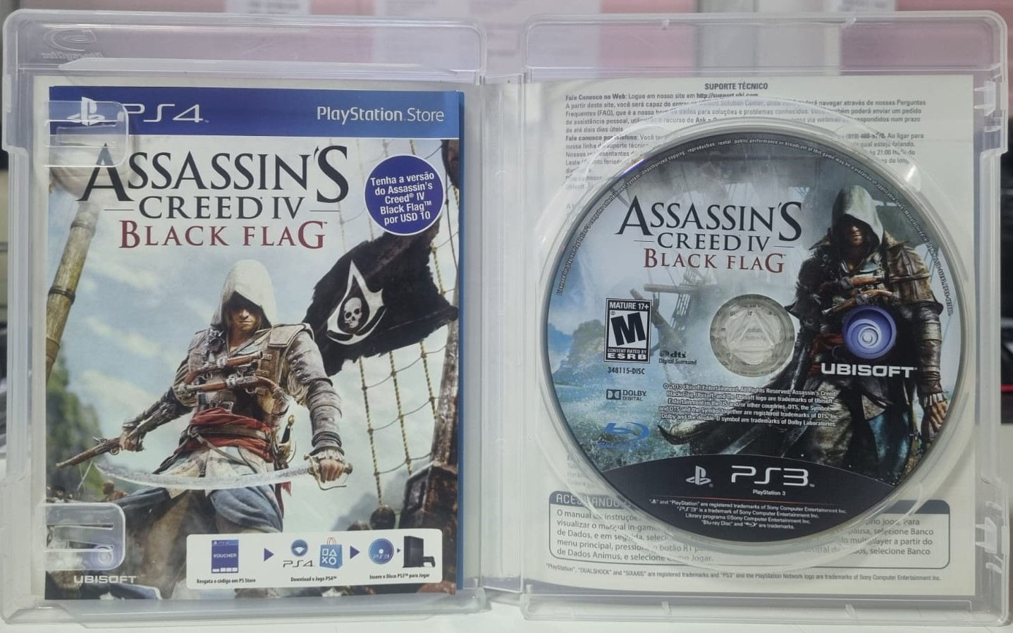 Assassin's Creed IV Black Flag - PS3 (Mídia Física) - USADO - Nova Era Games e Informática