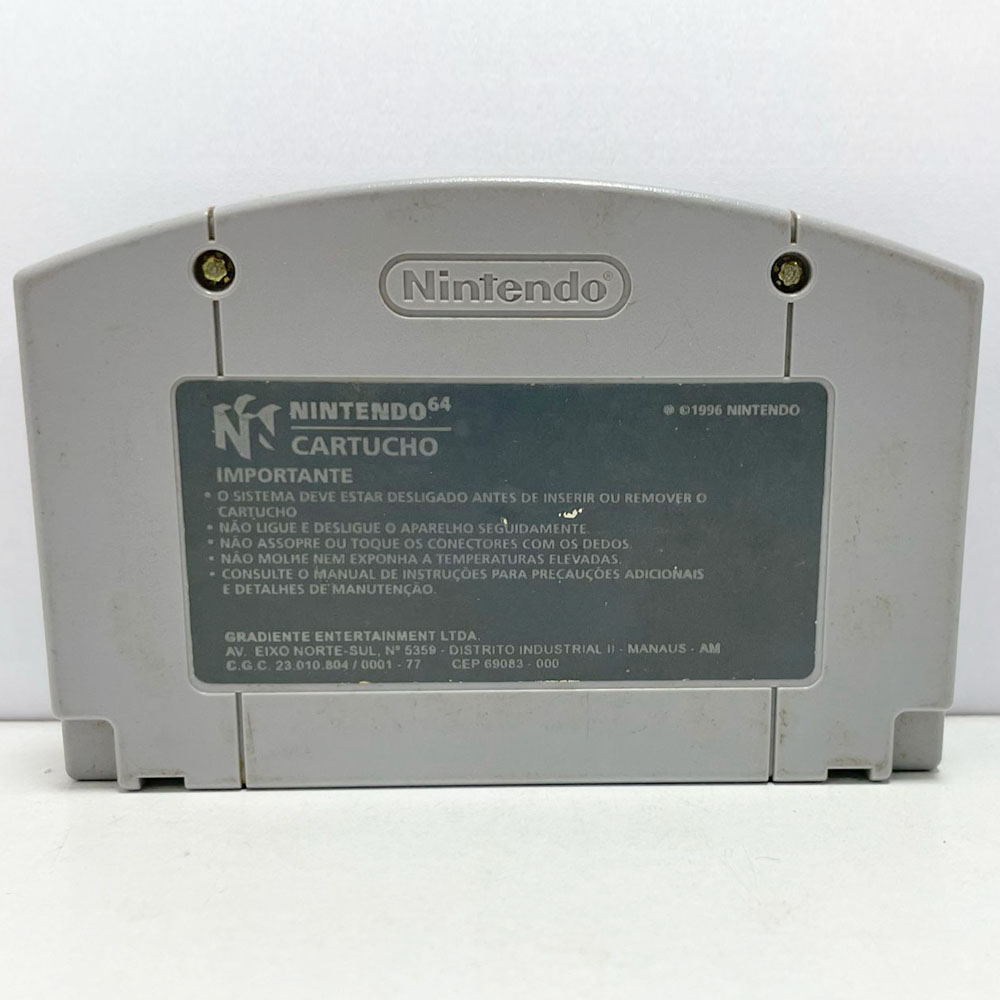 Mario 64, Fita para Nintendo 64, Cartucho Brasileiro Gradiente ...