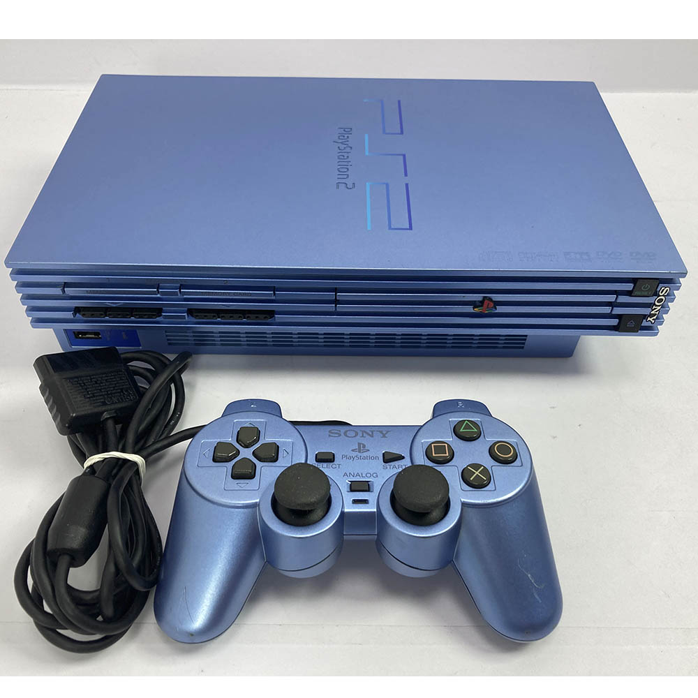 PlayStation 2, Aqua Blue, Na Caixa Seriado, Modelo SCPH 39000 AQ, PS2 ...