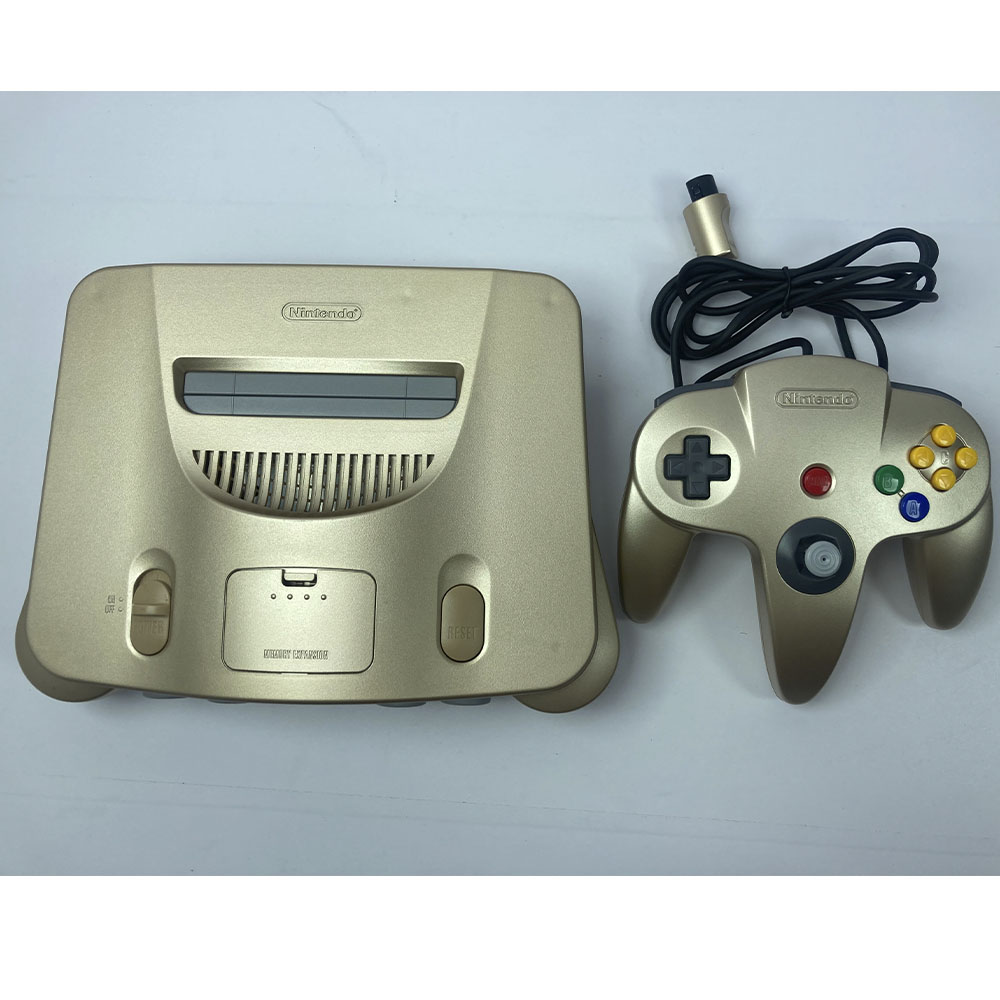 Console Nintendo 64 GOLD, Com 1 Controle Dourado, Na Caixa, Original ...