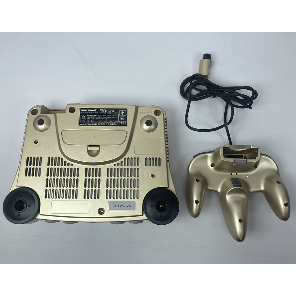 Console Nintendo 64 GOLD, Com 1 Controle Dourado, Na Caixa, Original ...