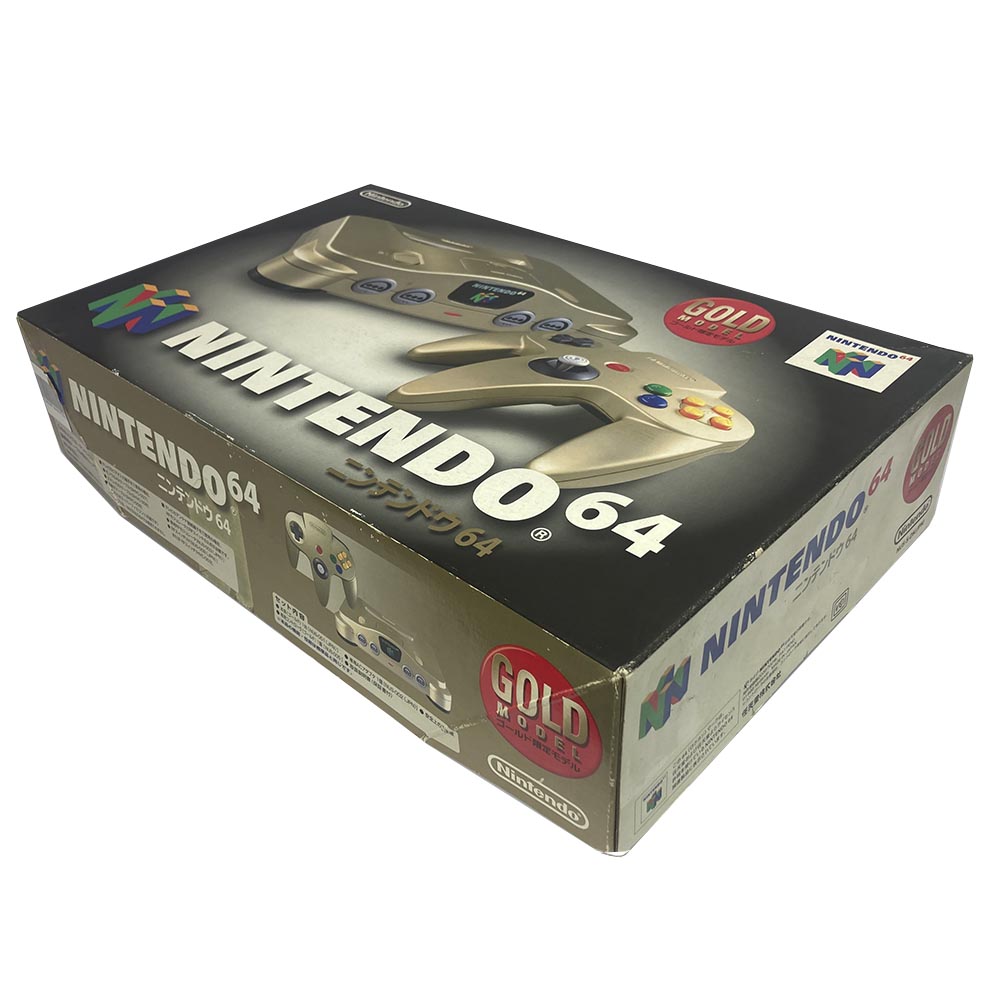 Console Nintendo 64 GOLD, Com 1 Controle Dourado, Na Caixa, Original ...