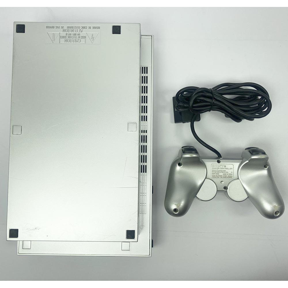 PlayStation 2, Prata, Na Caixa Seriado, 1 Controle, Silver, Modelo SCPH ...