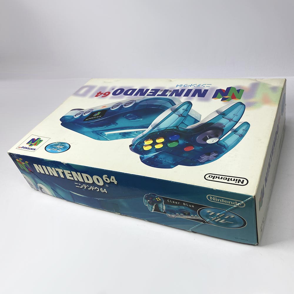 Console Nintendo 64 Azul, Clear Blue, 1 Controle, Na Caixa, Original ...