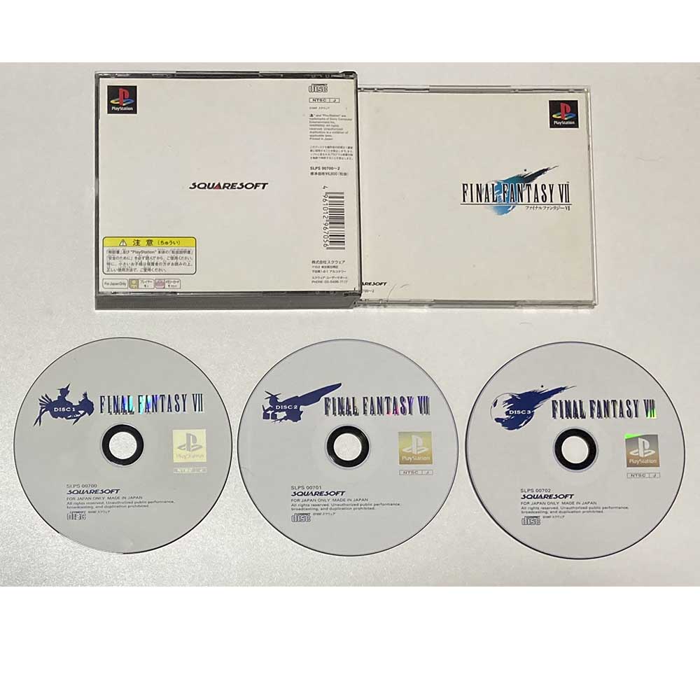Final Fantasy VII (7) - Original PS1 JP (Usado) - Nova Era Games e ...