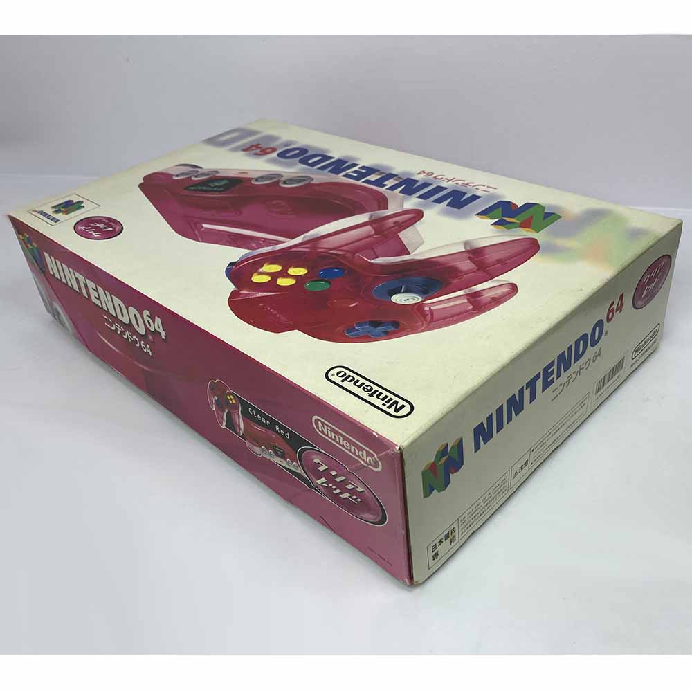 Console Nintendo 64 Vermelho, Clear Red, 1 Controle, Na Caixa, Original ...
