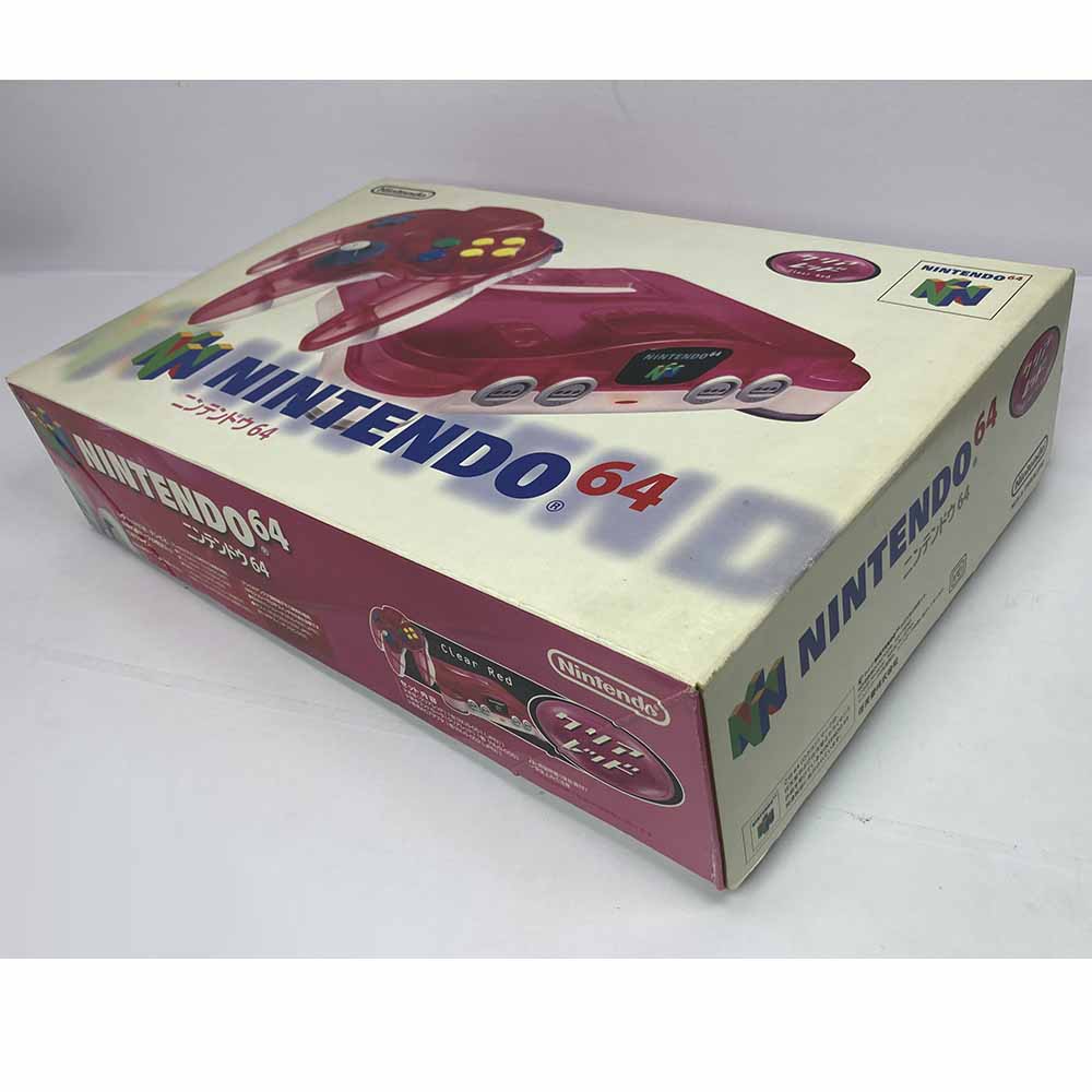 Console Nintendo 64 Vermelho, Clear Red, 1 Controle, Na Caixa, Original ...