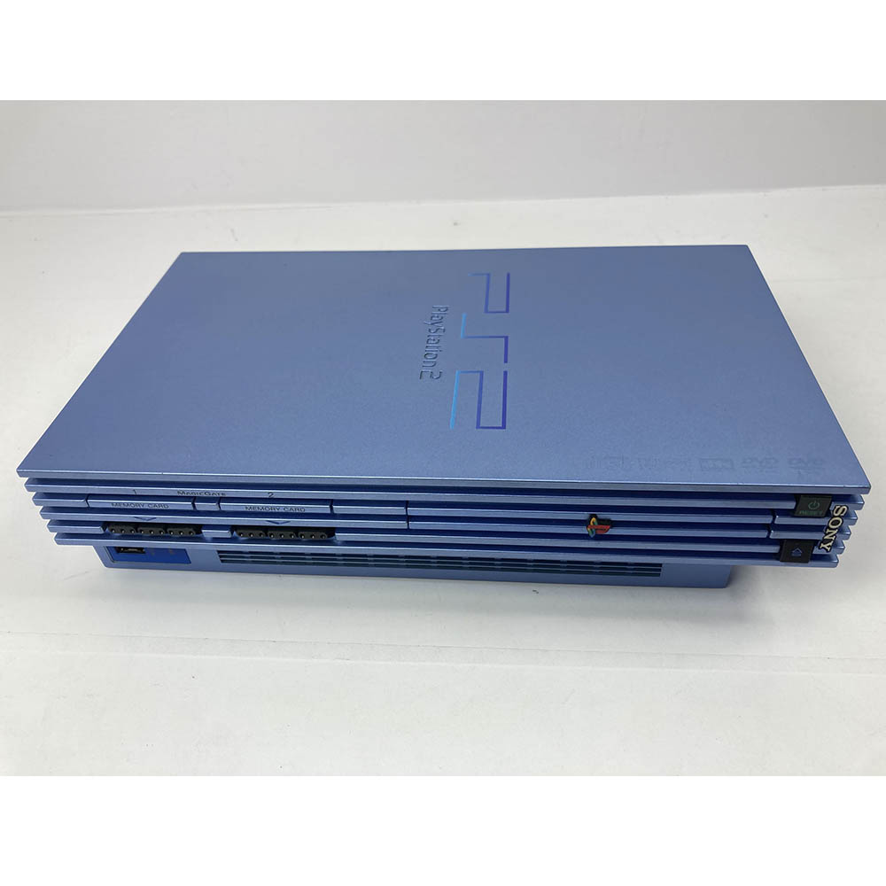 PlayStation 2, Aqua Blue, 1 Controle Preto, Modelo SCPH 39000, PS2 ...