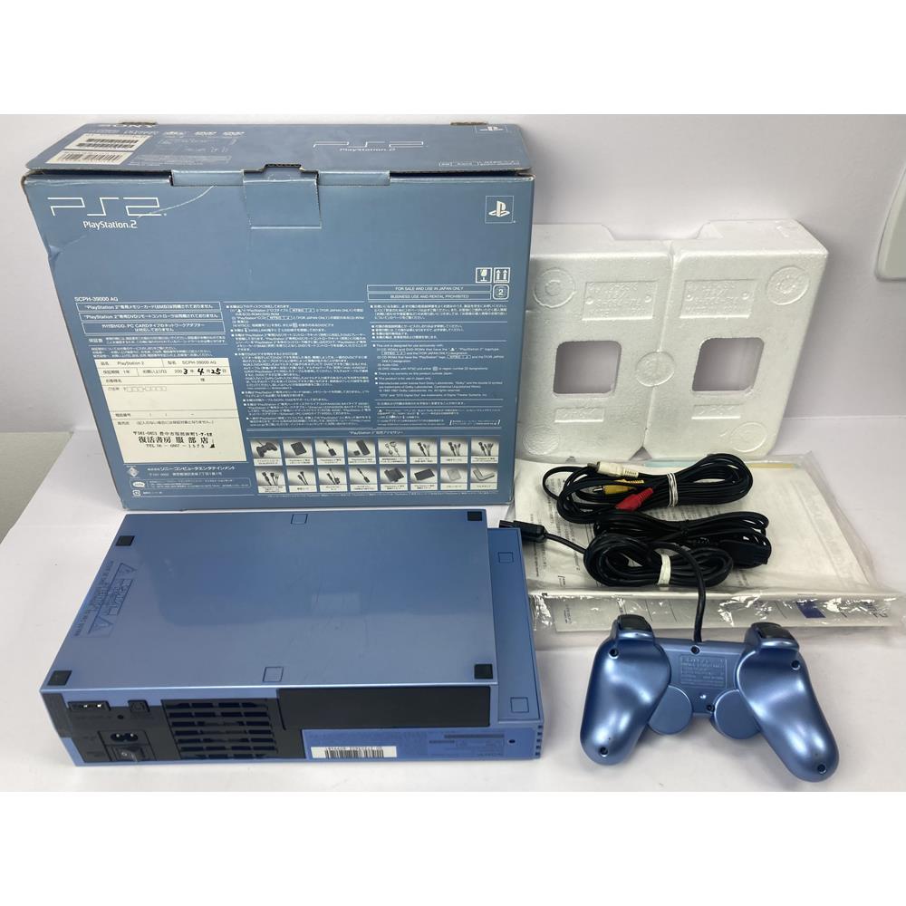 PlayStation 2, Aqua Blue, Na Caixa Seriado, Modelo SCPH 39000, PS2 ...