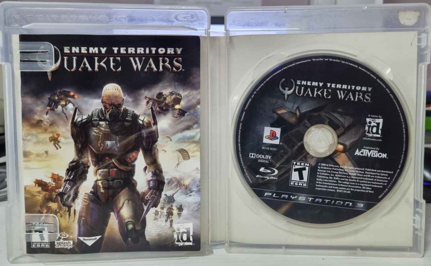 Enemy Territory Quake Wars - PS3 (Mídia Física) - Usado - Nova Era ...
