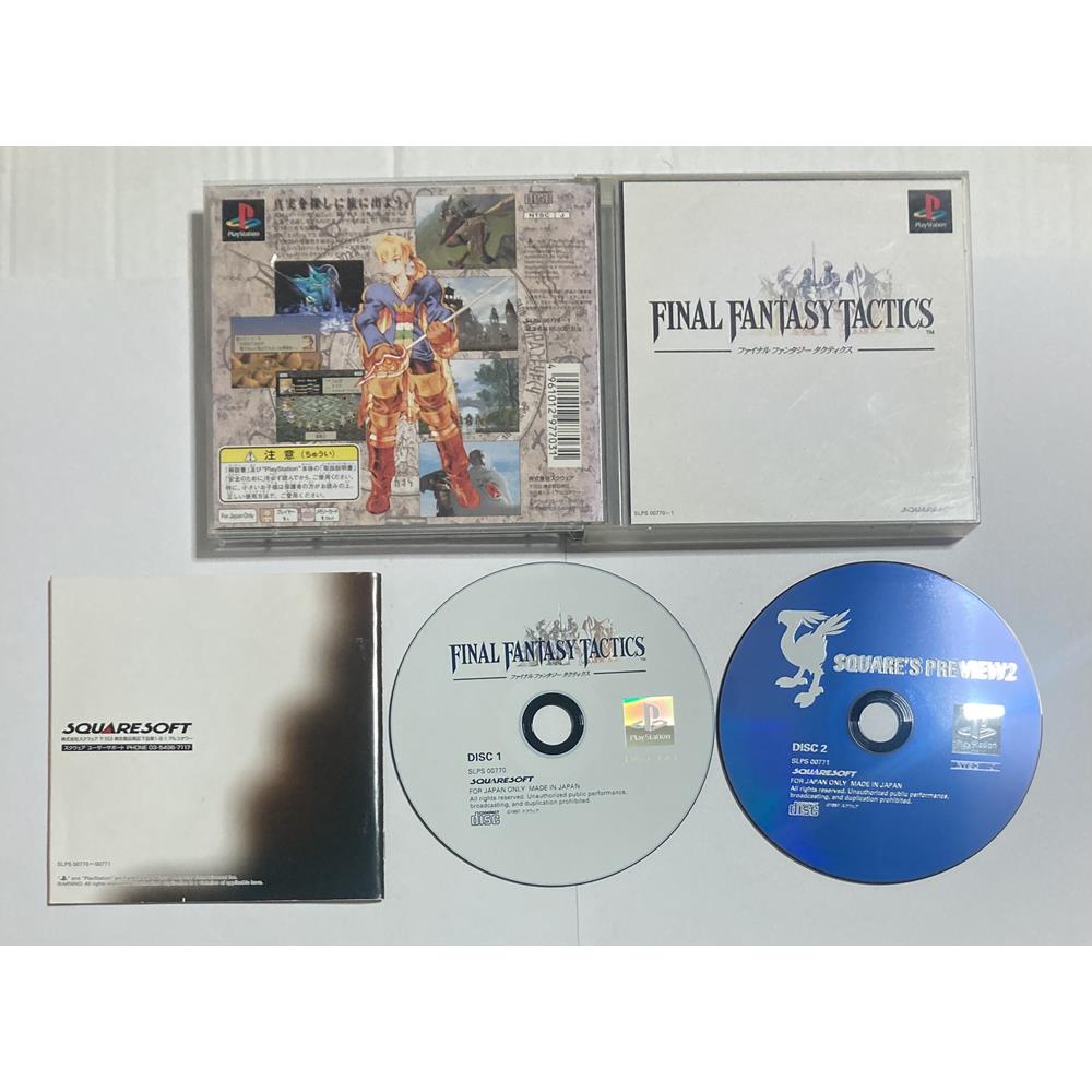 Final Fantasy Tactics, Original PS1 JP (Usado) - Nova Era Games e ...