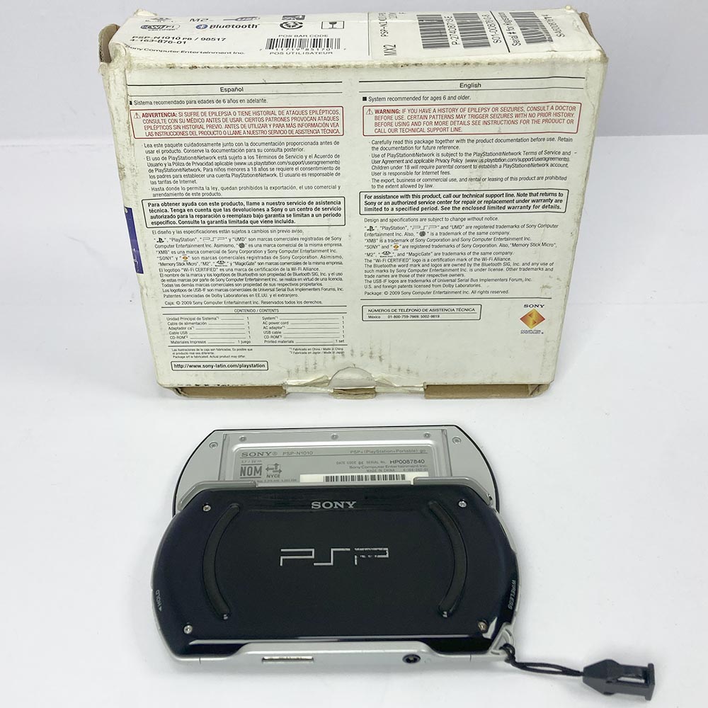 PSP GO, PlayStation Portátil, Modelo PSP-N1010 PB, Original Sony, Usado ...