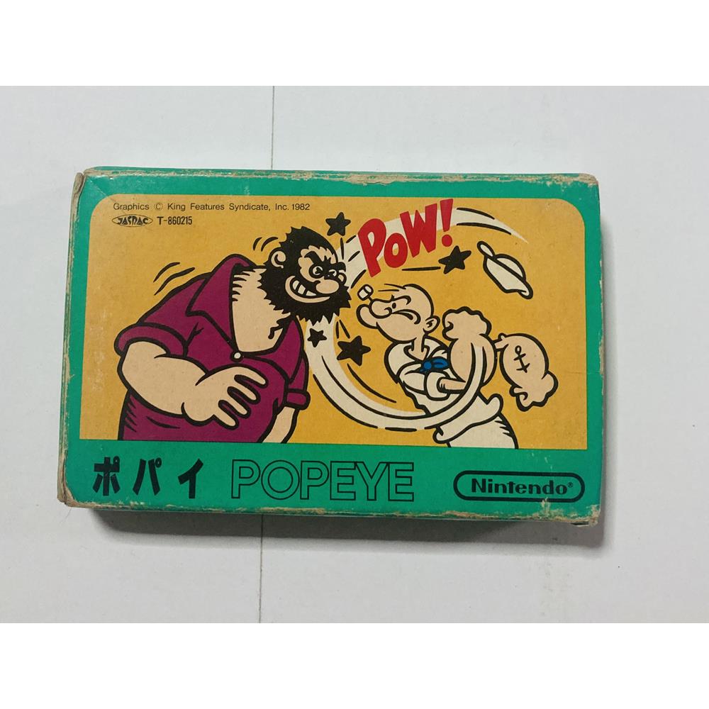 Popeye, Famicom Nintendinho Nes JP, Na Caixa, Original (Usado) - Nova ...