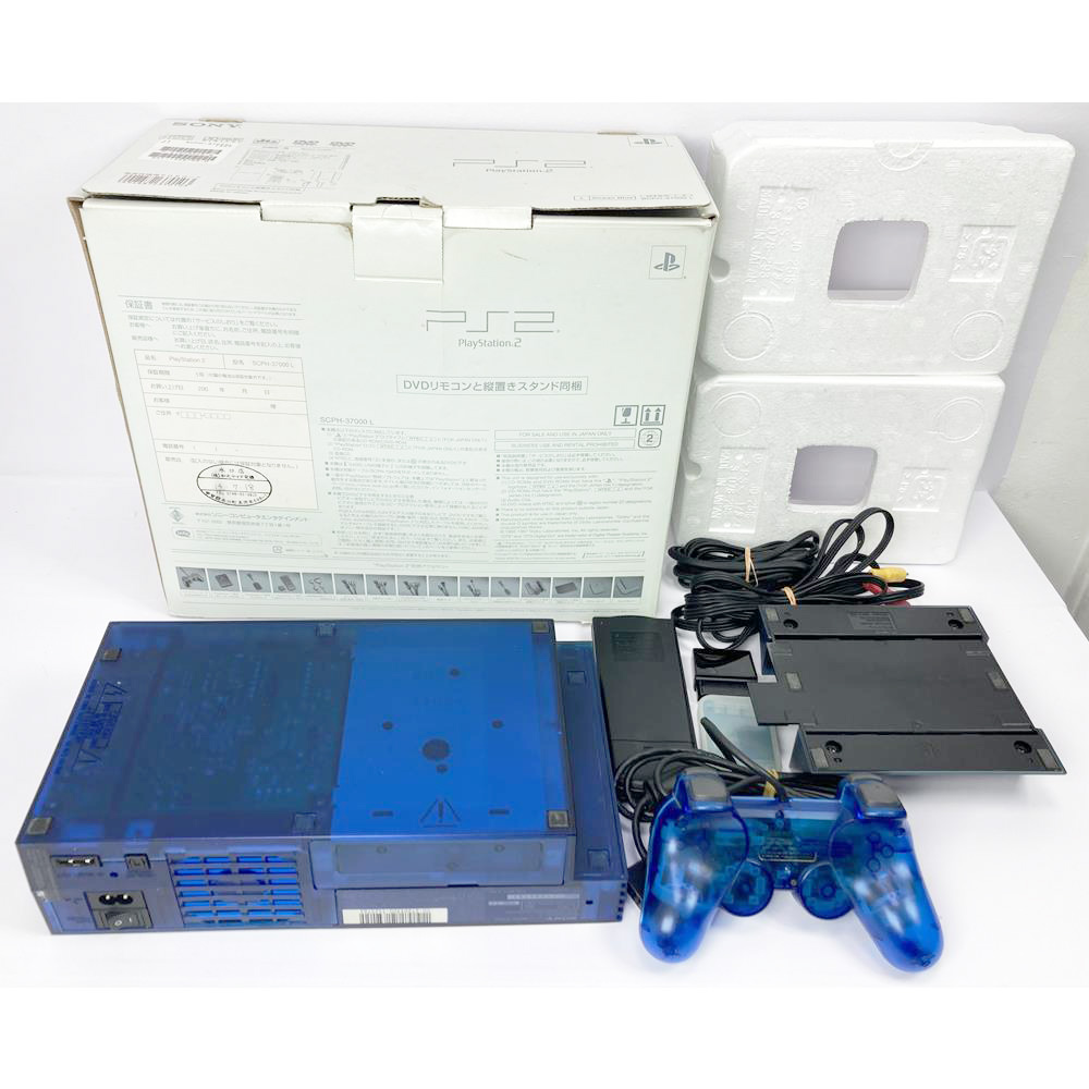 PlayStation 2, Ocean Blue, Na Caixa Seriado, Modelo SCPH 37000, PS2 ...