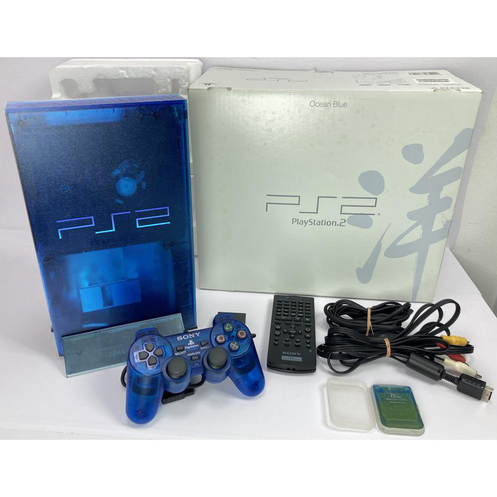 PlayStation 2, Ocean Blue, Na Caixa Seriado, Modelo SCPH 37000, PS2 ...