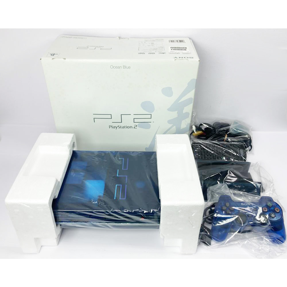 PlayStation 2, Ocean Blue, Na Caixa Seriado, Modelo SCPH 37000, PS2 ...