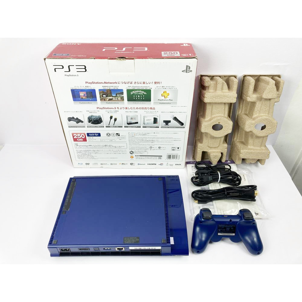 PlayStation 3 Super Slim, Azul, Na Caixa Seriado, 250GB, Console PS3 ...