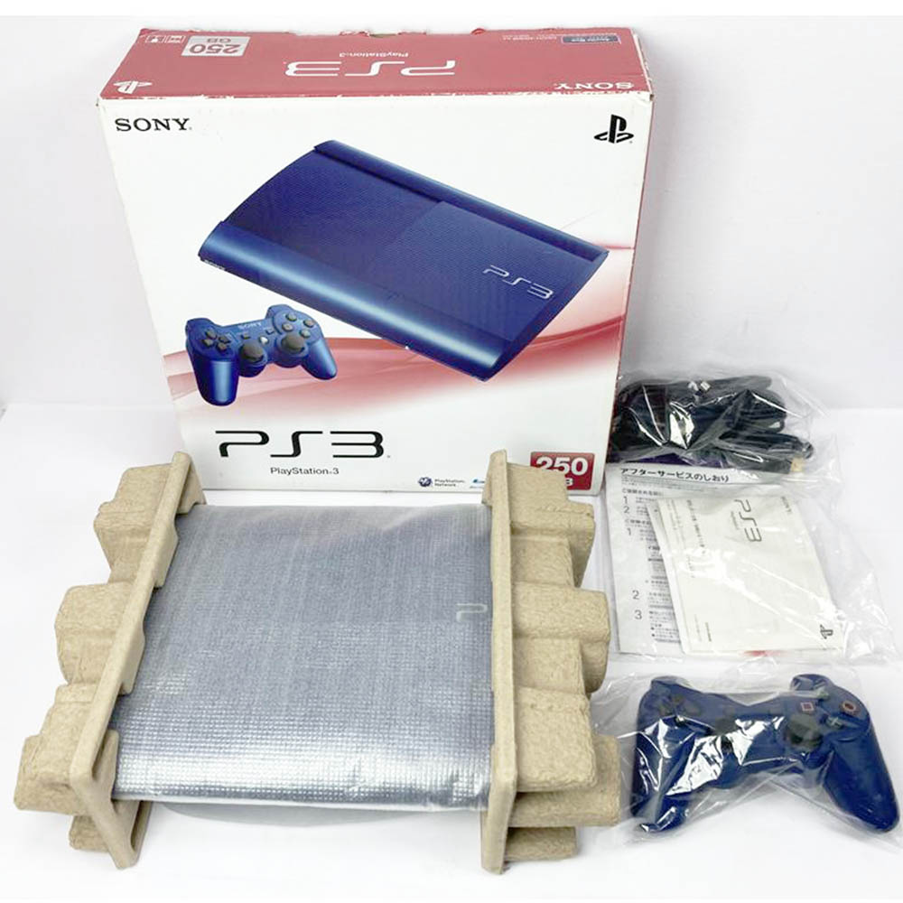 PlayStation 3 Super Slim, Azul, Na Caixa Seriado, 250GB, Console PS3 ...