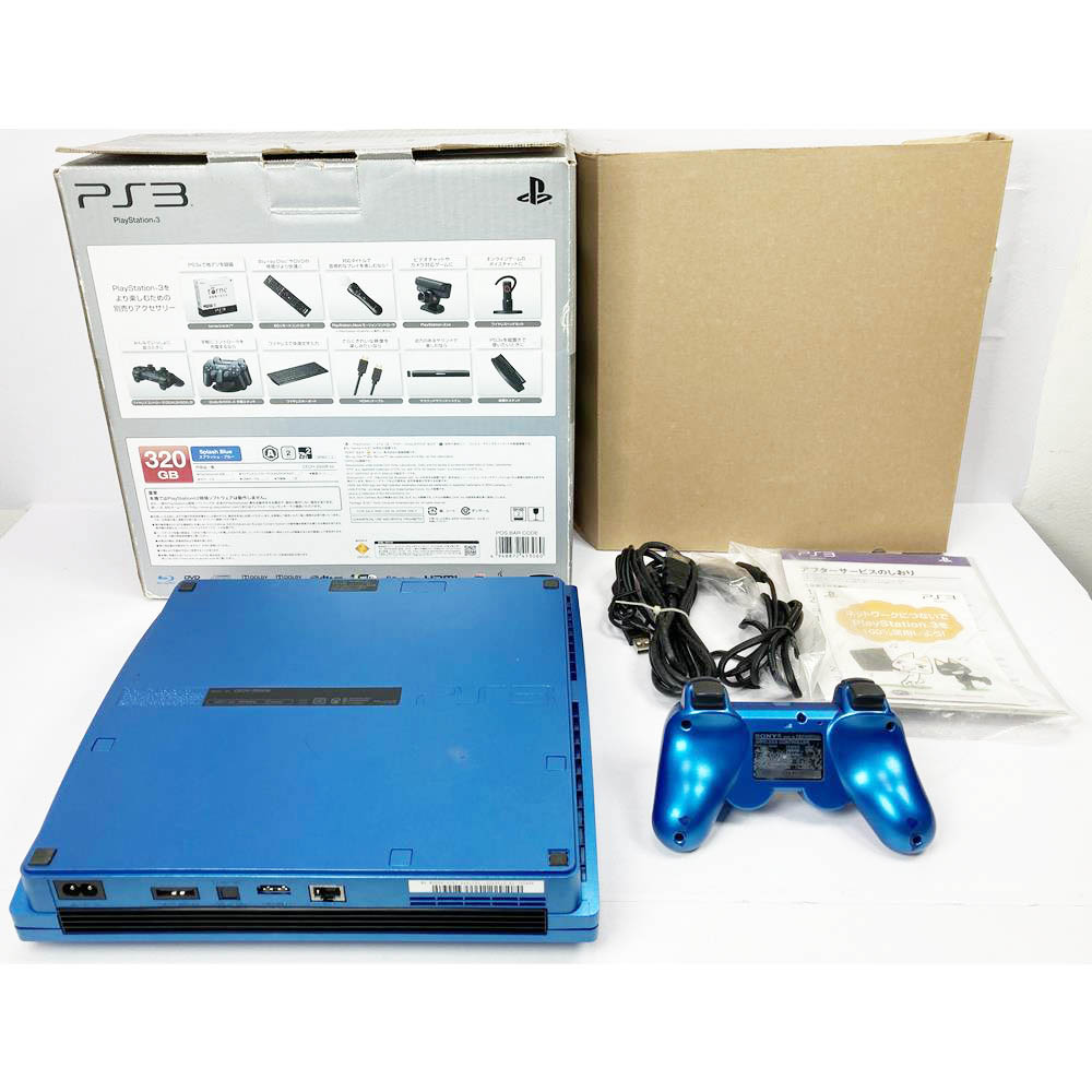 PlayStation 3 Slim, Azul, Splash Blue, 320GB, Na Caixa Seriado, Modelo ...