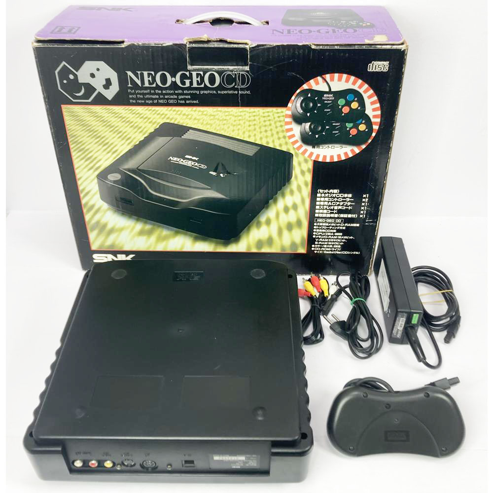 Neo Geo CD, SD Loader, SD com 126 Jogos, Na Caixa, 1 Controle Original, SNK, Original (Usado ...