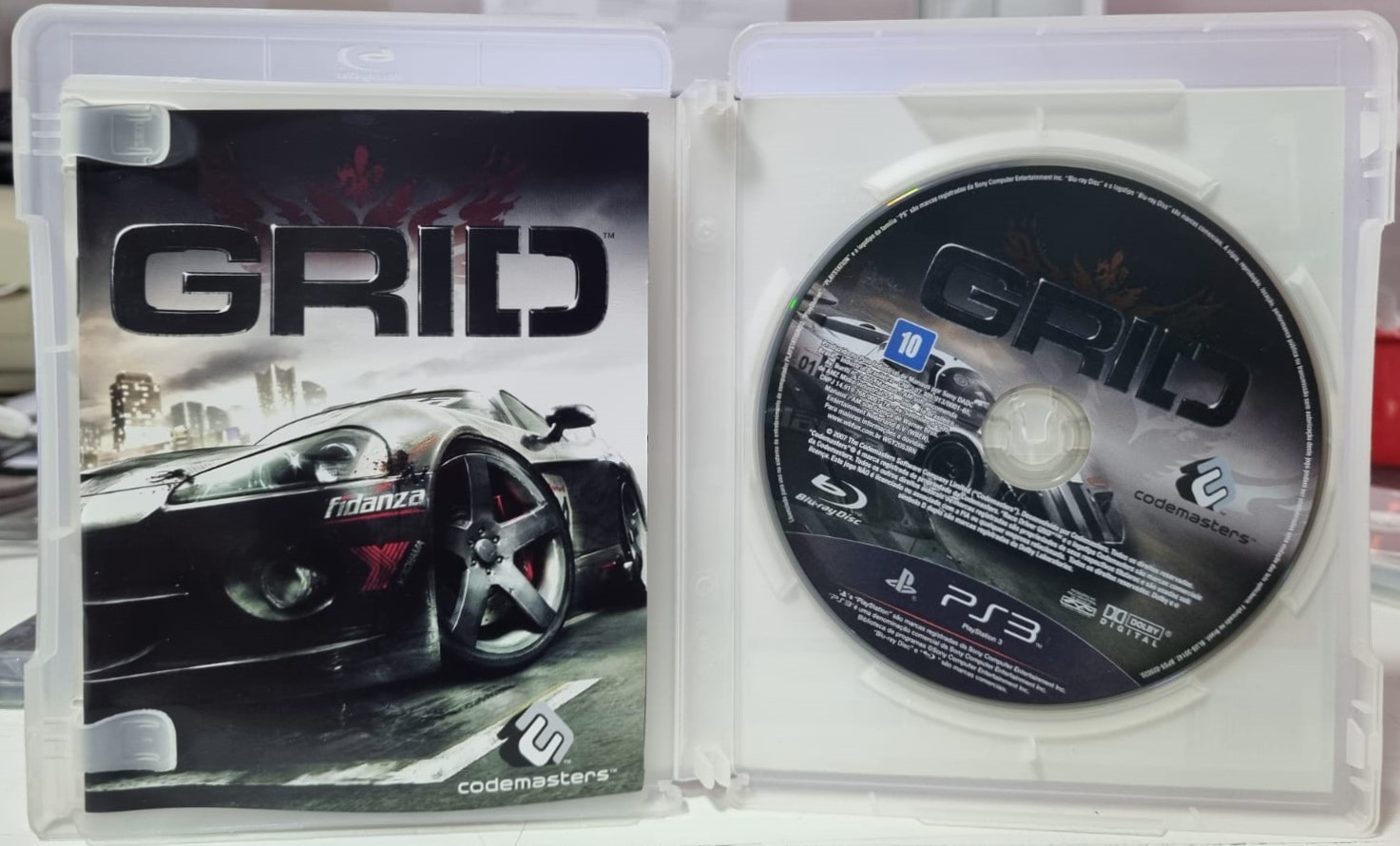 GRID - PS3 (Mídia Física) - USADO - Nova Era Games e Informática