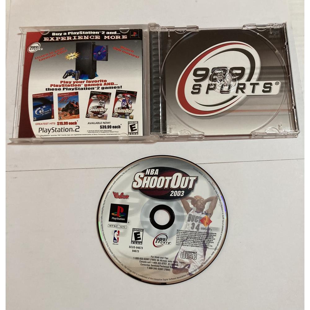 NBA ShootOut 2003, Original PS1 Americano (Usado) - Nova Era Games e Informática