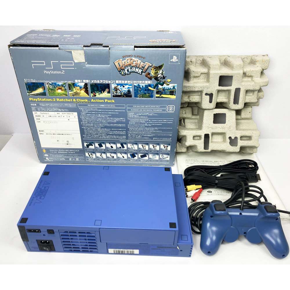 PlayStation 2, Toy Blue, Na Caixa Seriado, Modelo SCPH 39000TB, PS2 ...