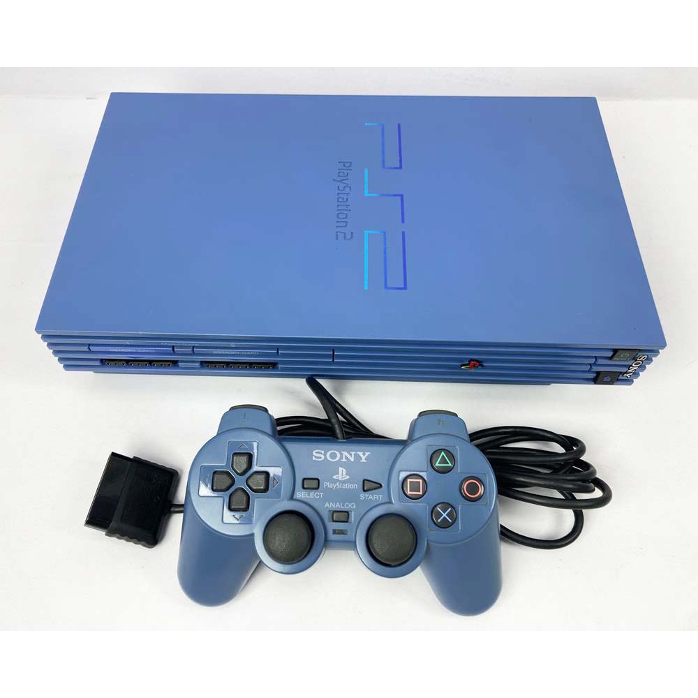 PlayStation 2, Toy Blue, Na Caixa Seriado, Modelo SCPH 39000TB, PS2 ...