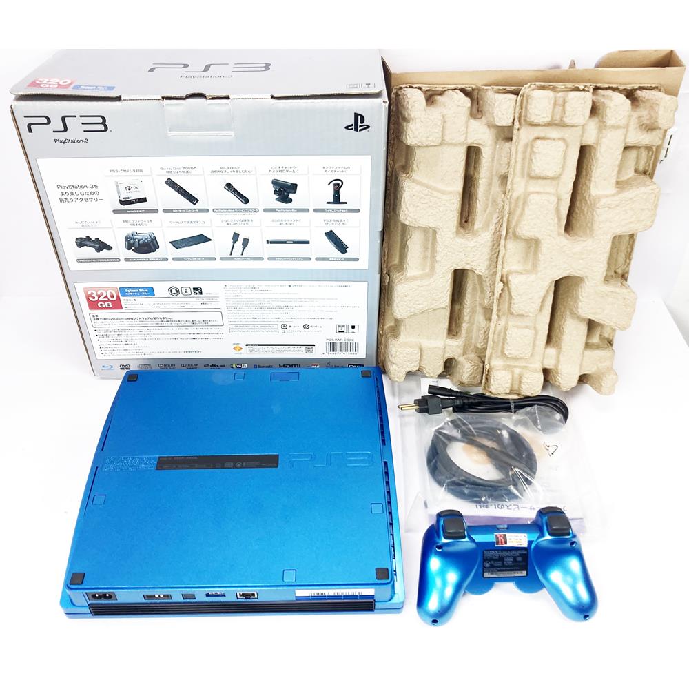 PlayStation 3 Slim, Azul, Splash Blue, 320GB, Na Caixa Seriado, Modelo ...