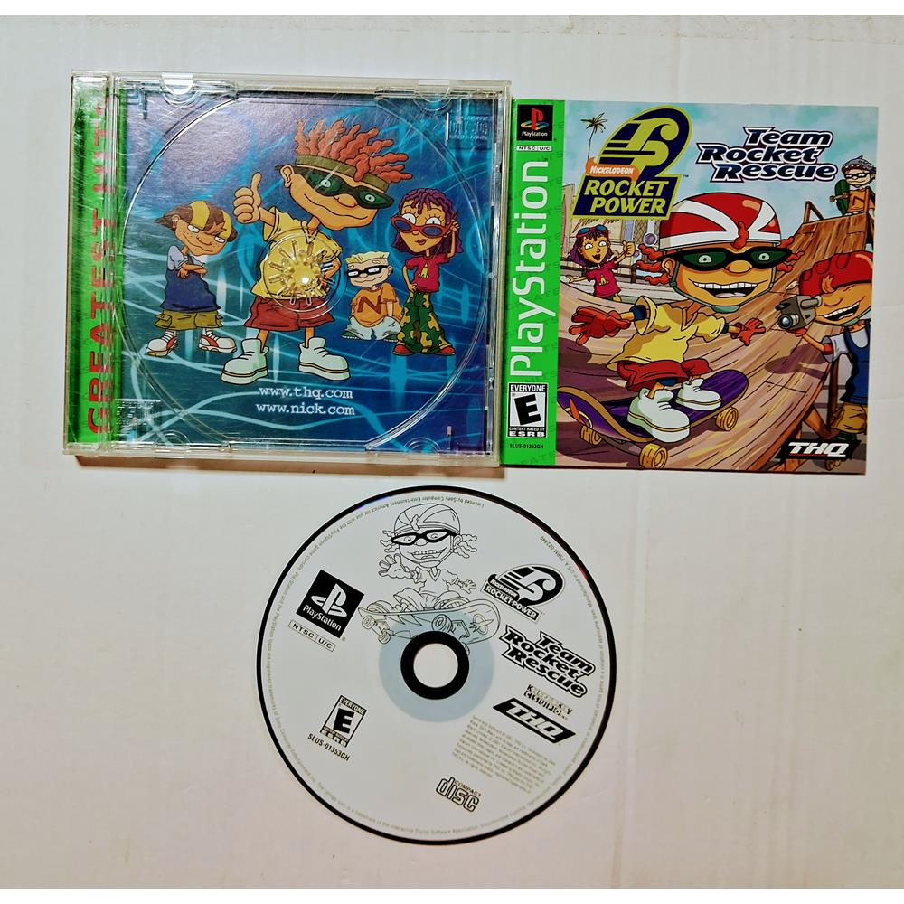 Rocket Power Team Rocket Rescue, Original PS1 Americano (Usado) - Nova ...