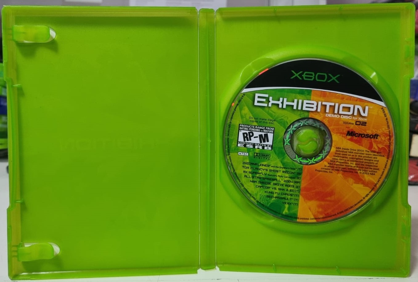 Exhibition Demo Disc Volume 02 - Xbox Classico (Mídia Física) - USADO ...
