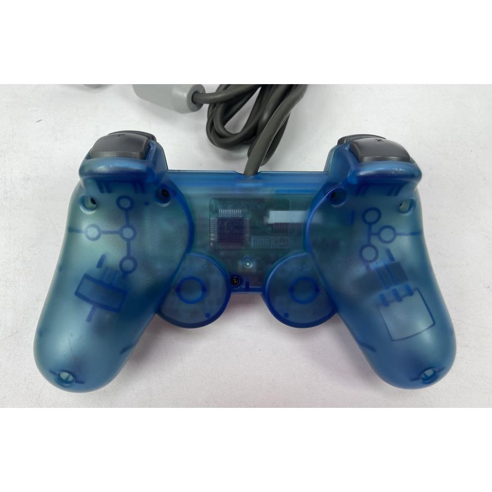 Controle Playstation Dualshock 1, Azul Transparente, Para PS1 e PS2 ...