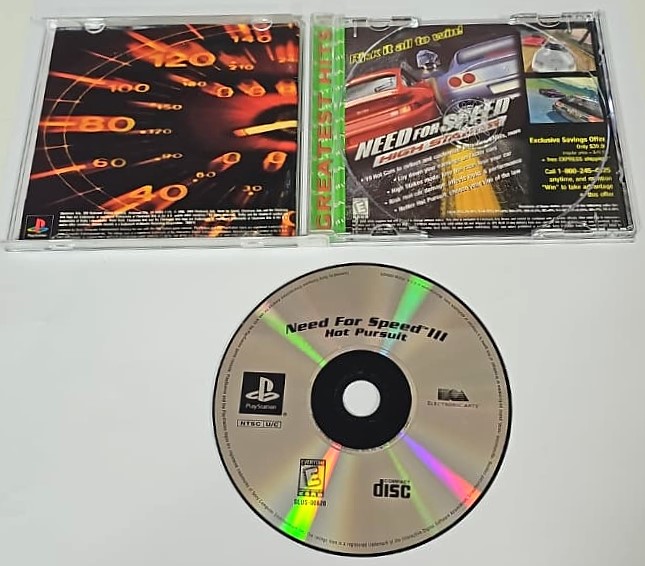 Need for Speed III: Hot Pursuit, Original PS1 Americano (Usado) - Nova ...