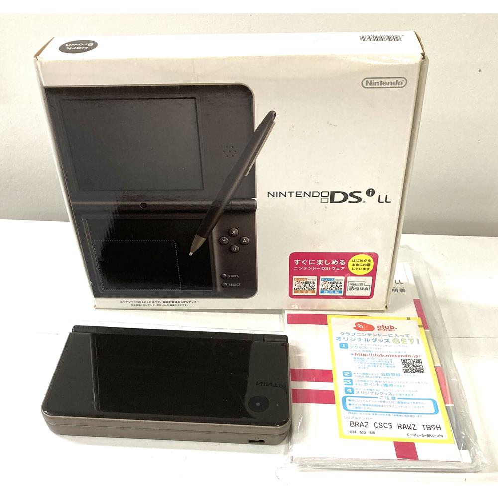 Nintendo DSi XL (LL), Dark Brown, Na Caixa, Original Nintendo (Usado ...