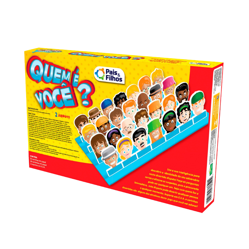 Jogo quem é você Pais e filhos - Shopel Papelaria