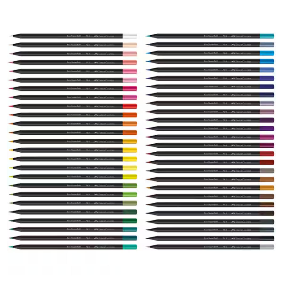 Lápis de cor Super Soft 50 Unidades Faber Castell - Shopel Papelaria