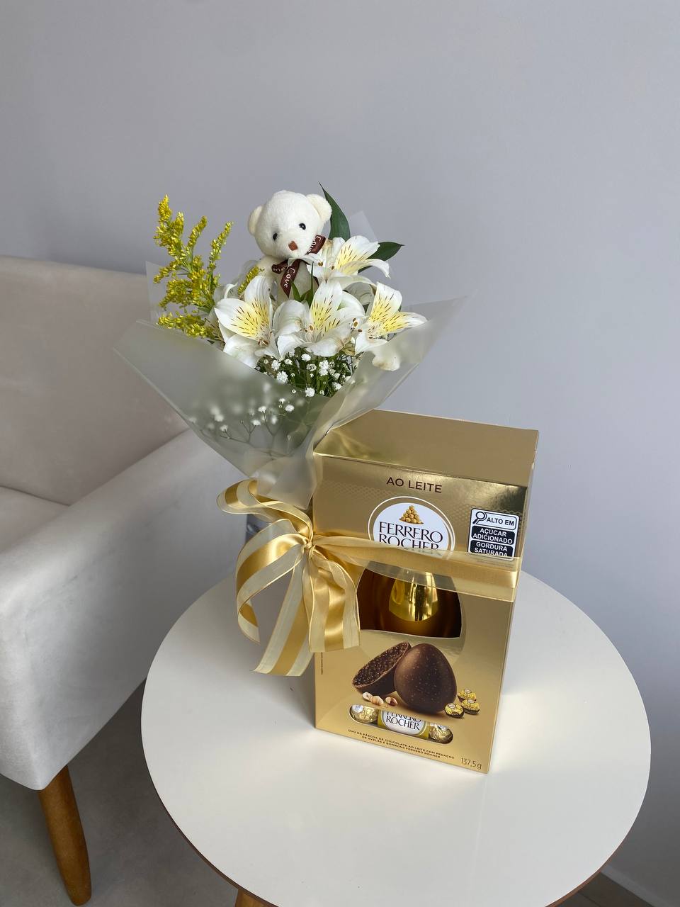 Ovo Ferrero Cute Floral - Floricultura em Guarapuava - Yumas Garden