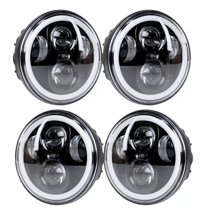 Farol Led Black Pequeno - ORIGINAL HOT ROD l PEÇA DE CARROS ANTIGOS