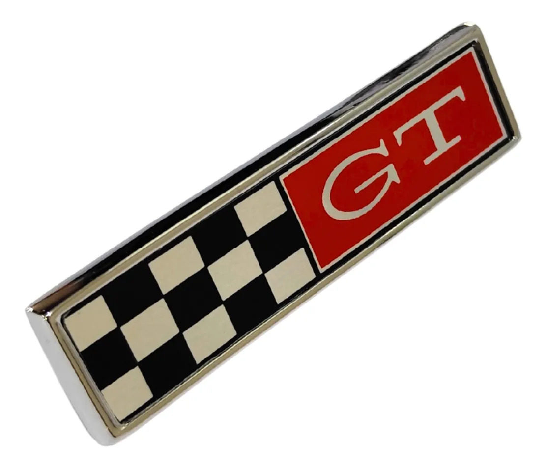 Emblema Gt Preto Painel Porta Luvas Ford Maverick Vermelho - ORIGINAL ...